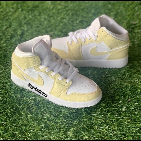 Jordan | Shoes | Custom Cream Jordan | Poshmark